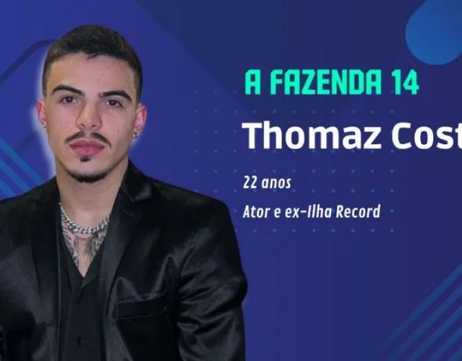 "A Fazenda 14": Thomaz Costa diz que acreditava em reatar namoro com a ex Larissa Manoela