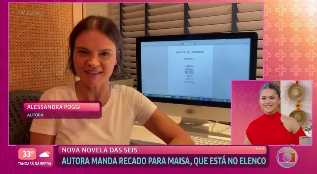 Alessandra Poggi revela detalhes sobre a premissa de "Garota do Momento"