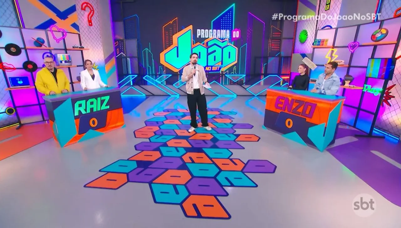 Programa do João estreia no SBT com audiência baixa e perde para Record