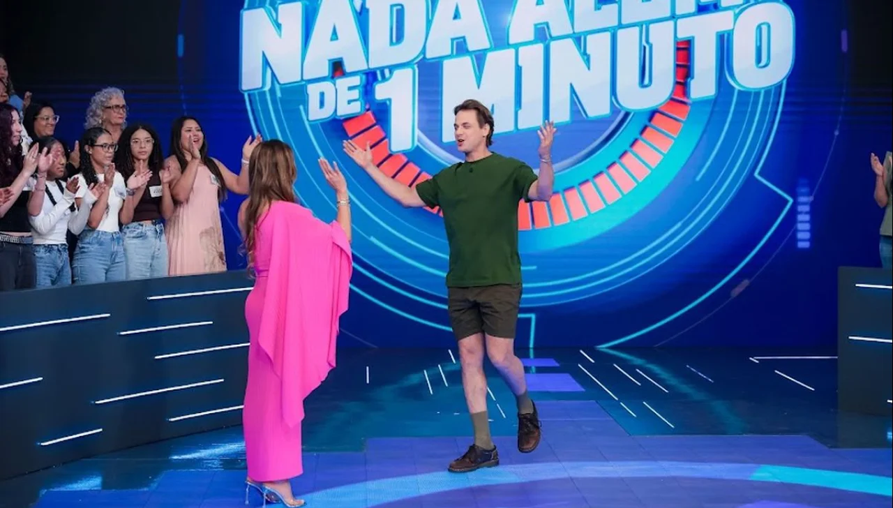 SBT estreia 'Nada Além de 1 Minuto' com a participação de famosos.