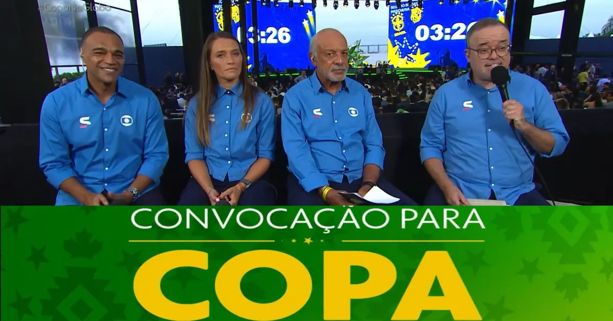 Convocação do Brasil turbina ibope da Globo e faz Band vencer SBT