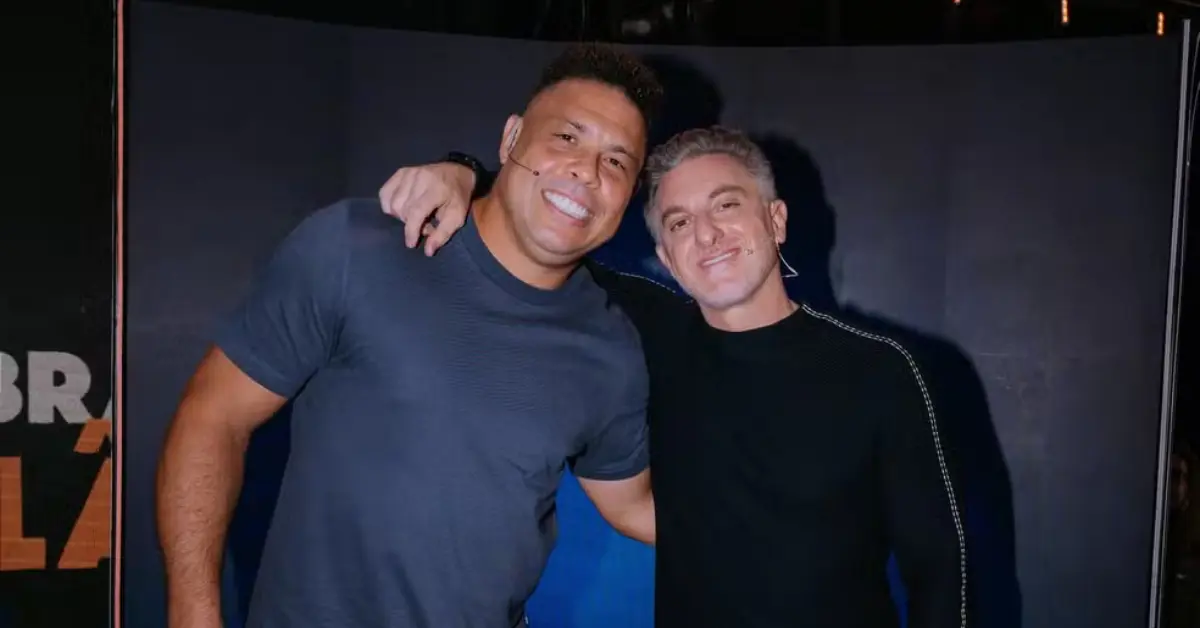 "Domingão com Huck" revisita infância e carreira de Ronaldo Fenômeno